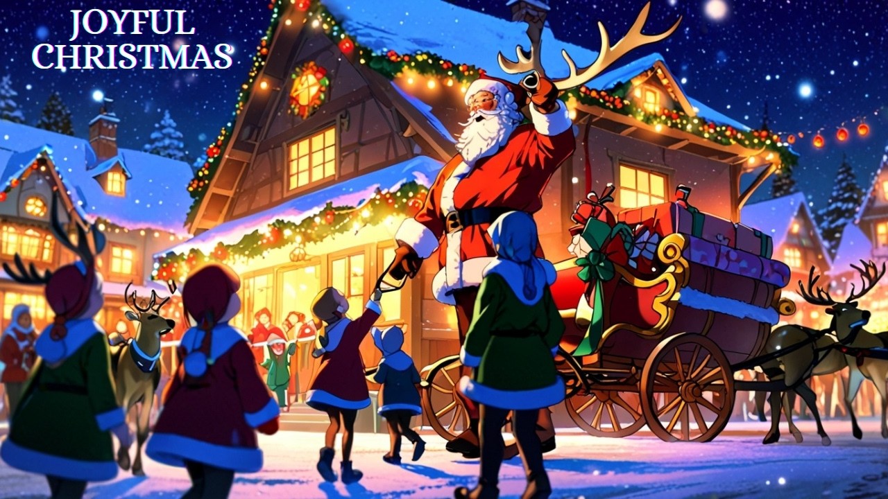 Joyful Christmas Night 🎄 | A Magical Holiday Song to Brighten Your ...