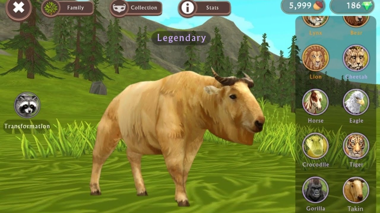 WildCraft New Playable Animal: The Takin ! #turborocketgames # ...
