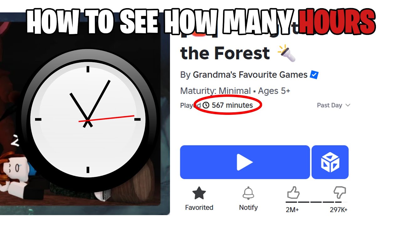 How to see How many Hours You've Played a Roblox game - YouTube