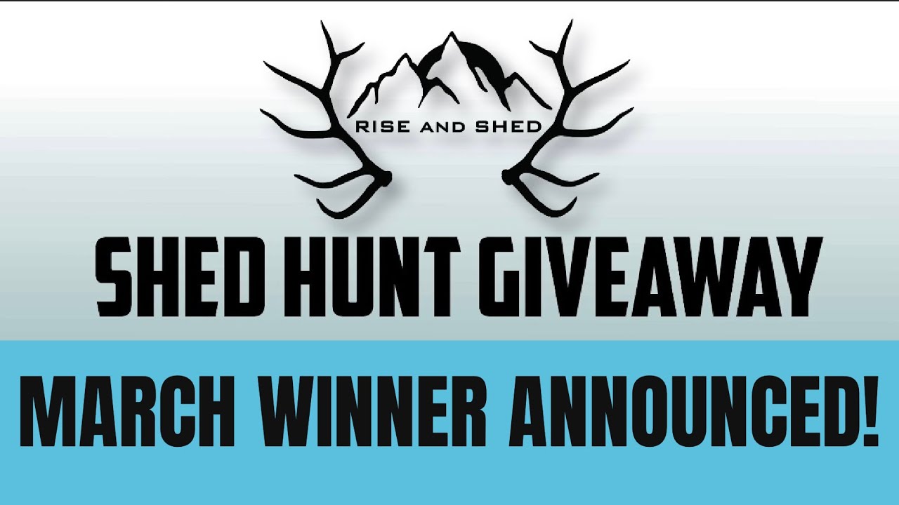 MARCH SHED HUNT GIVEAWAY WINNER - YouTube