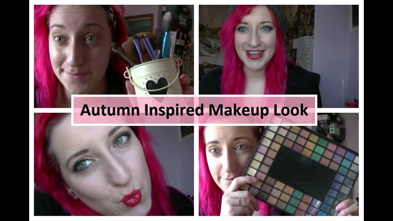 Autumn Inspired Makeup Look || Rhiannon Emily - YouTube