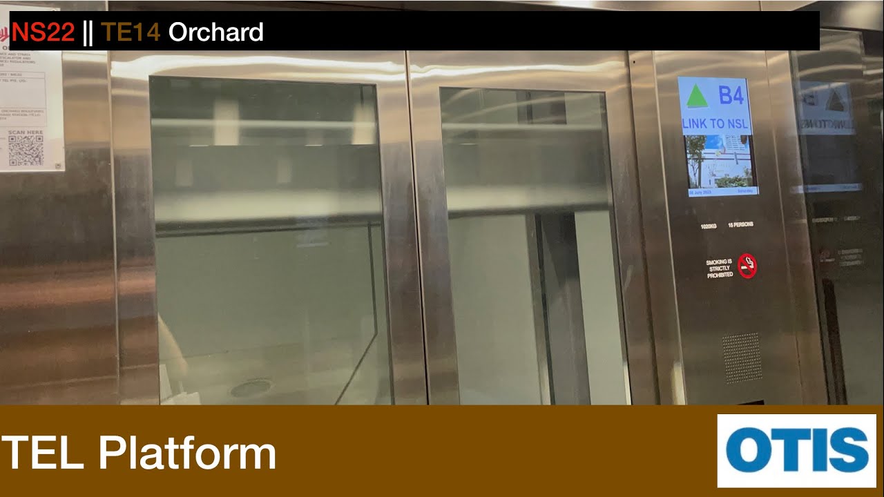 Orchard MRT Station || Otis Elevator (TEL Platform) - YouTube
