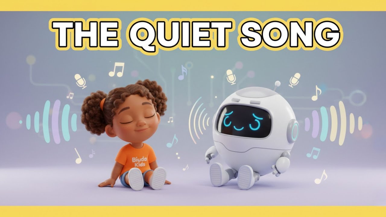 The Quiet Song 🎵💙 A Gentle Kids Song About Tech and Sound - YouTube