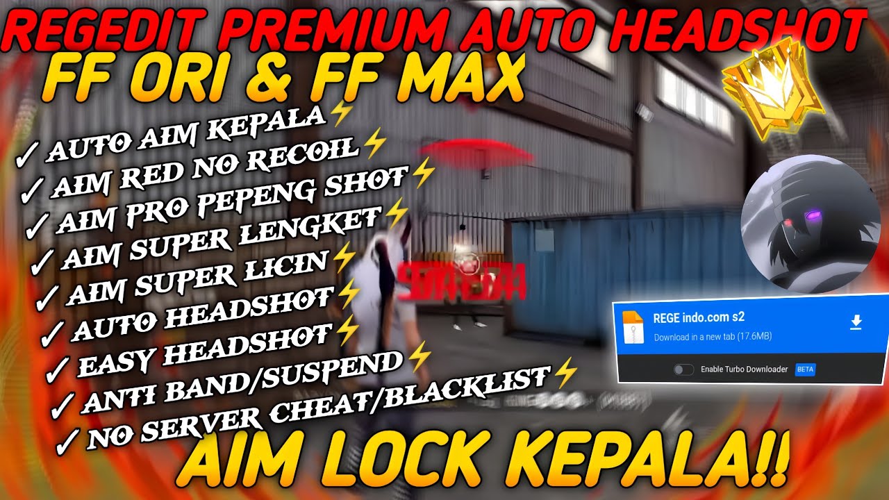 NEW UPDATE | UPDATE SCRIPT OBB AUTO HEADSHOT NEMBAK BADAN | FF MAX DAN FF ORI | REGEDIT HEADSHOT ...