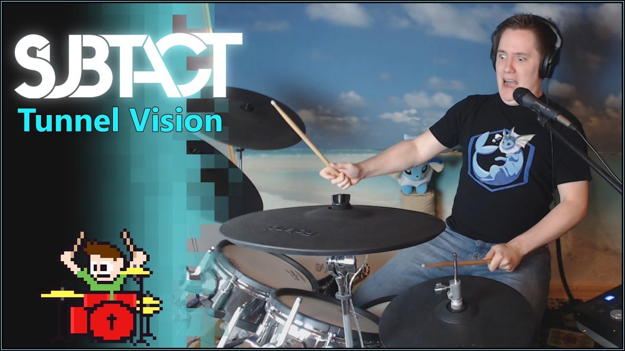 Subtact - Tunnel Vision On Drums! -- The8BitDrummer - YouTube