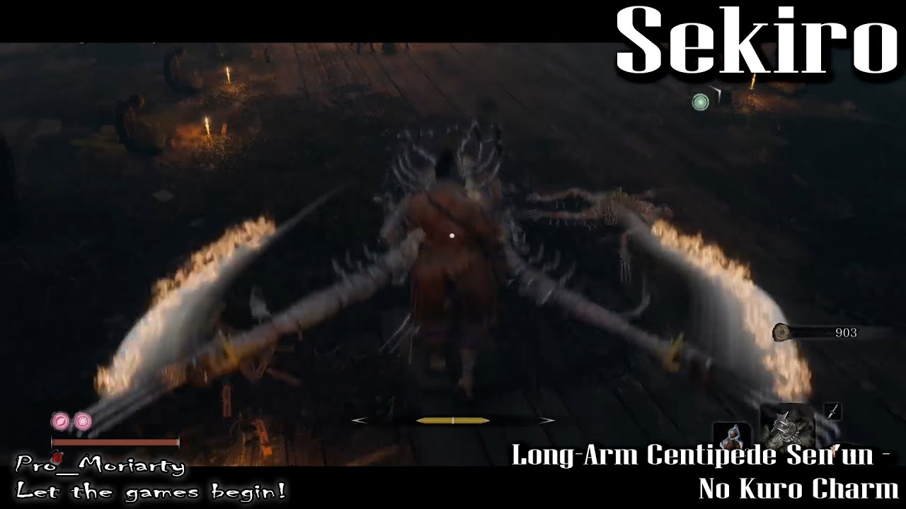 Sekiro: Long-Arm Centipede Sen'un - No Kuro Charm - YouTube