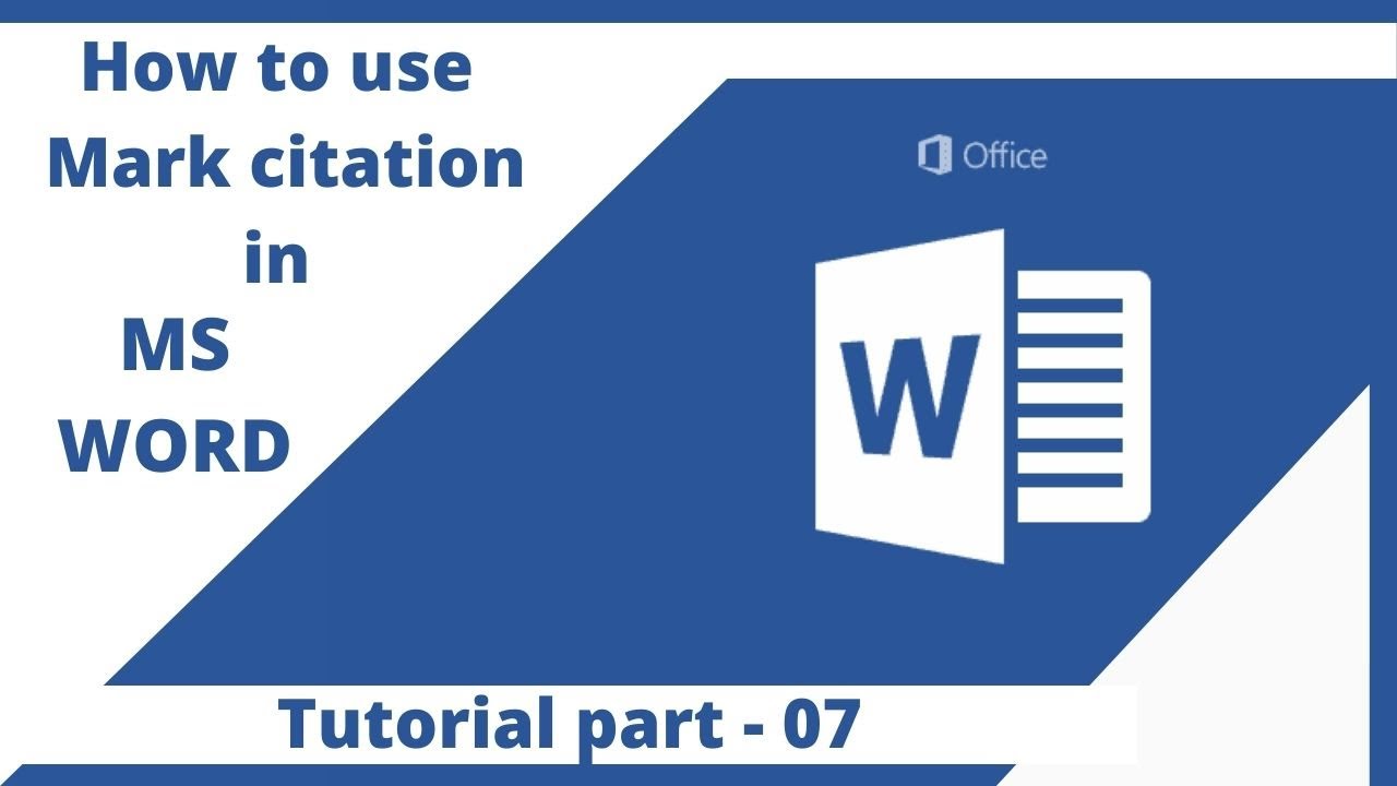 How To Use Mark Citation In MS WORD ACHIN CLASSSES Tutorial Part how-to-use-mark-citation-in-ms-word-achin-classses-tutorial-part