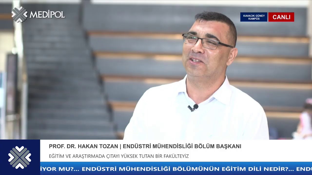 Prof. Dr. Hakan Tozan | Endüstri Mühendisliği Bölüm Başkanı - YouTube