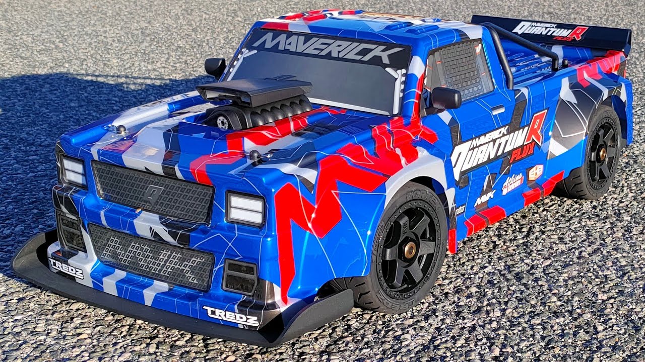 maverick quantum r flux 4s RC race truck pt1 - YouTube