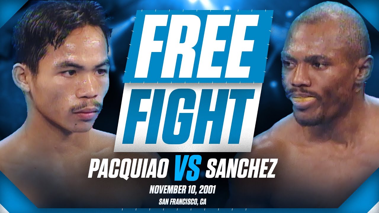 Manny Pacquiao's Top Rank Debut Against Agapito Sanchez | NOVEMBER 10, 2001 - YouTube