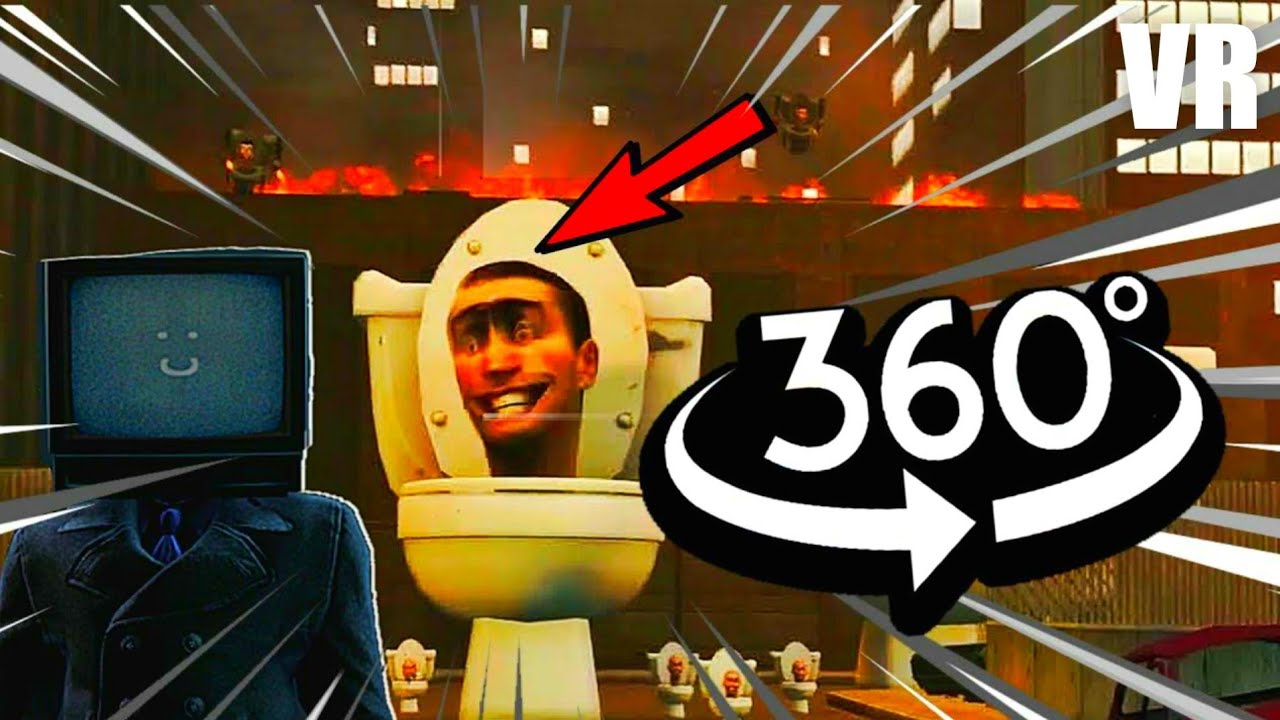 SKIBIDI TOILET 360 VR - FIND SKIBIDI CHALLENGE #2 | VR/360° EXPERIENCE ...