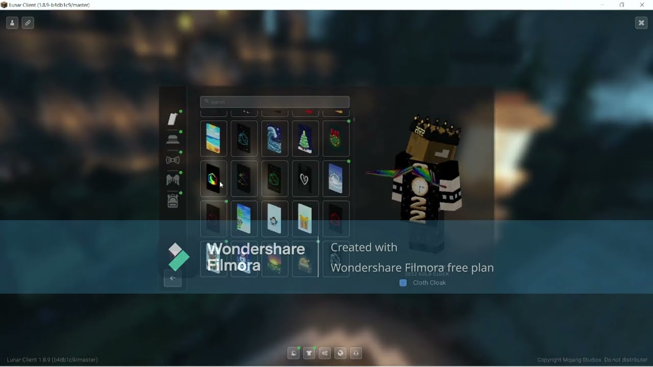 How To Get all Cosmetics In Lunar Clinet For Free - YouTube