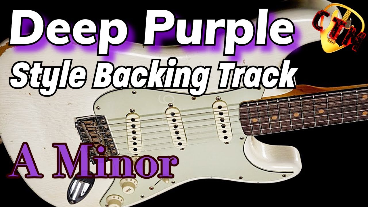 Deep Purple Style Guitar Backing Track in Am(120 bpm) - YouTube