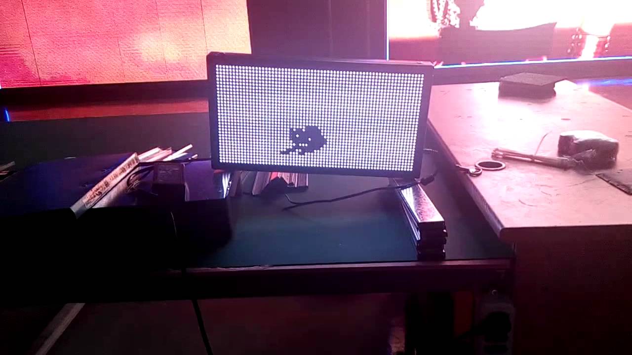 our led bar screen - YouTube