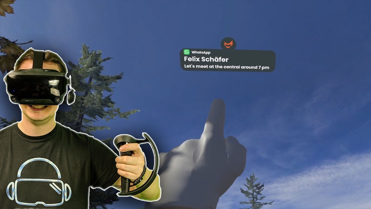 This is very useful! See your smartphone messages in virtual reality ...