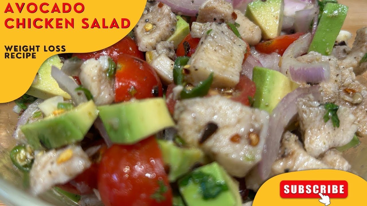 I Can Eat This Salad Any Day Anytime | Steamed Chicken and Avocado ...