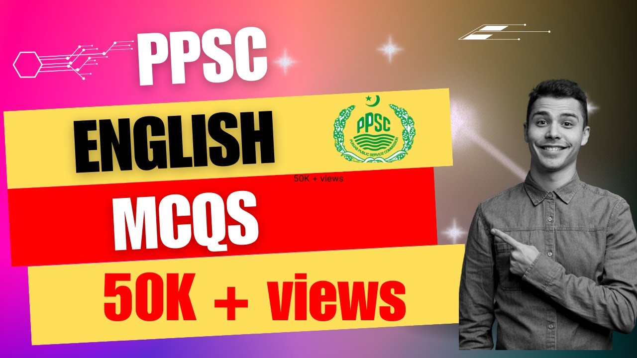 PPSC English MCQs Solved Latest Past Paper | PPSC MCQs FPSC MCQs NTS ...