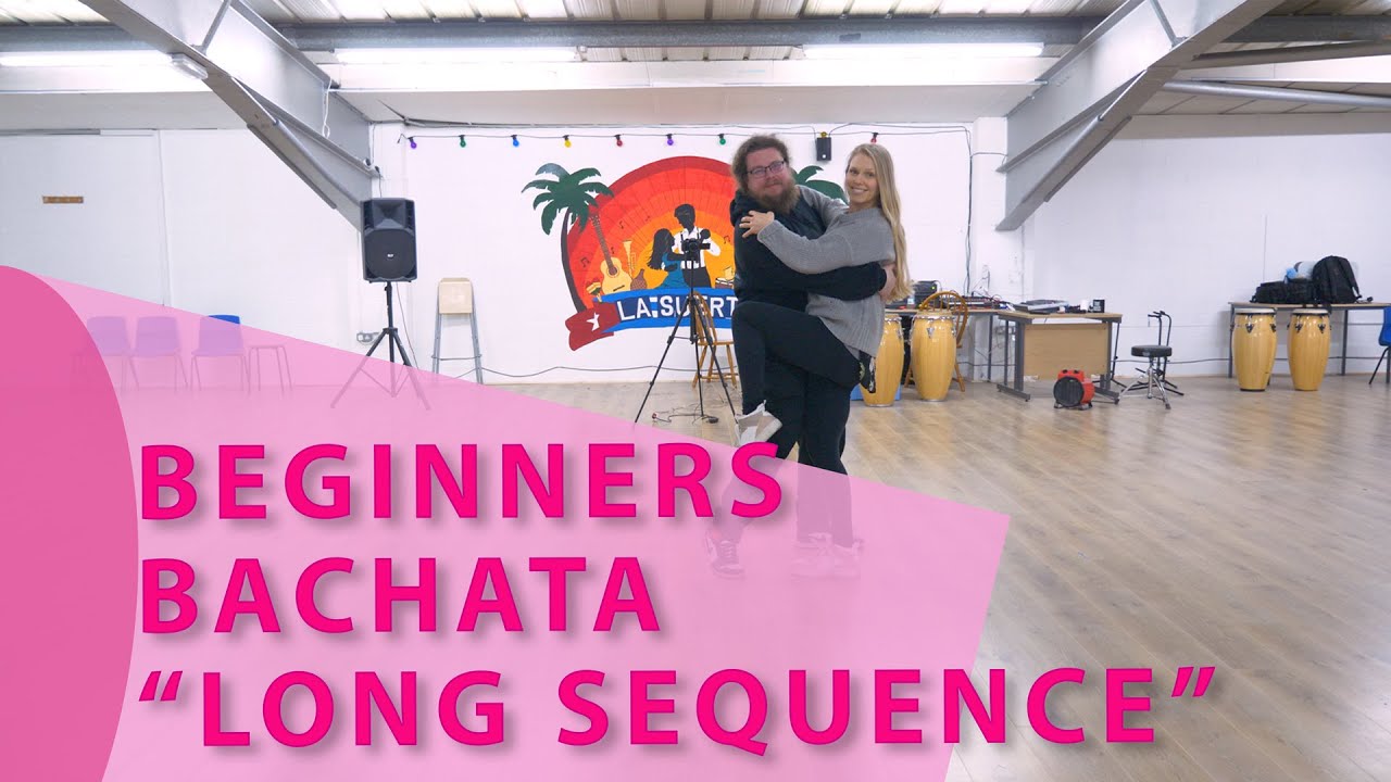 Beginners / Improvers Long Bachata Sequence - YouTube