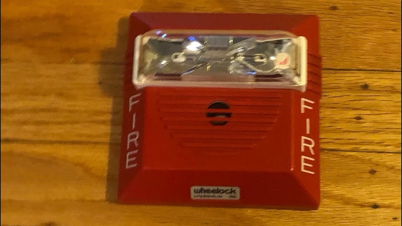 Review of the wheelock NS fire alarm - YouTube