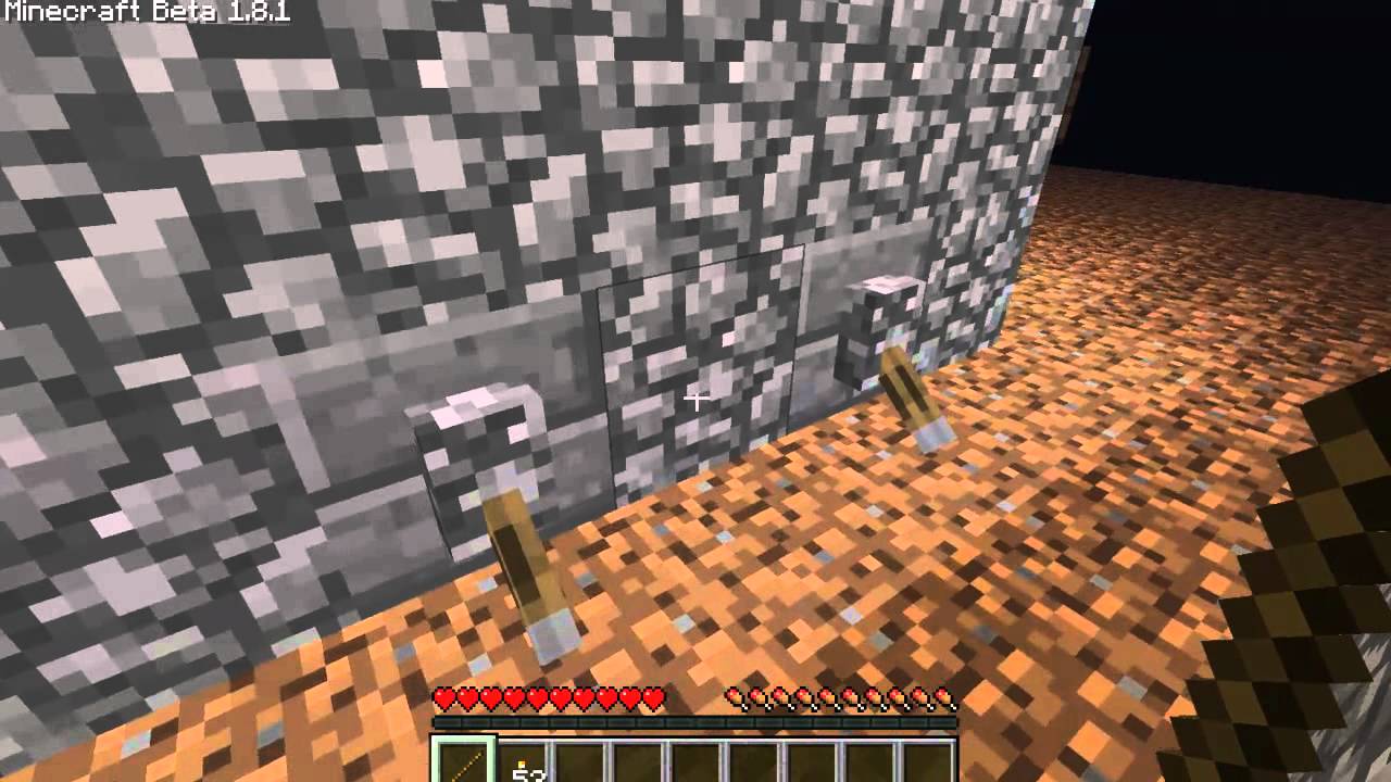 Minecraft Redstone Inventions: Episode 5 - Password Door - YouTube