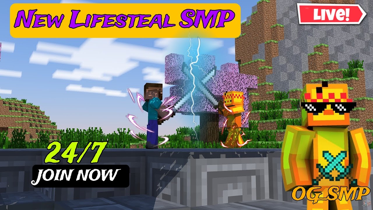 Minecraft LIFESTEAL SMP 🔴 Live Streaming || Forget me Public Smp Join ...