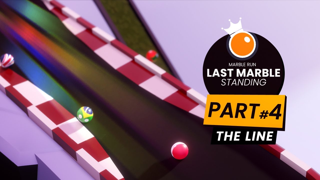 Marble Race - Last Marble Standing The Line - Part 4 - YouTube