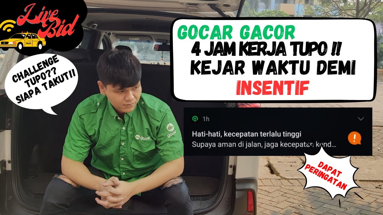 FULL GOCAR! Start Jam 4 Masih Bisa Dapet Bonus? | Cara Tembus Insentif ...