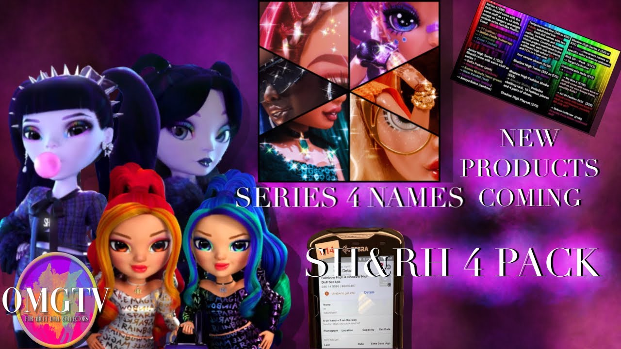 WHAT’S COMING FOR RAINBOW HIGH, SHADOW HIGH, JUNIOR HIGH THE NAMES OF ...