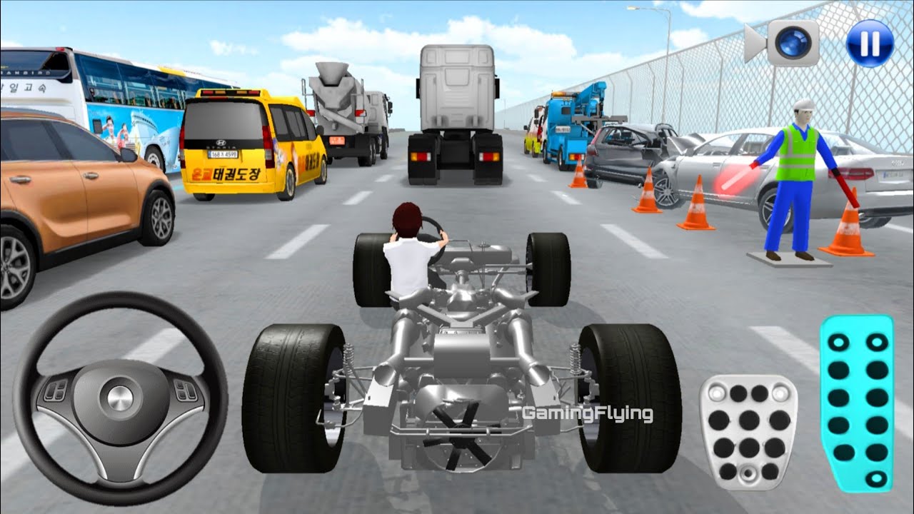 Car Crashes in New Eight Lane Highway - 3D Driving Class Android ...
