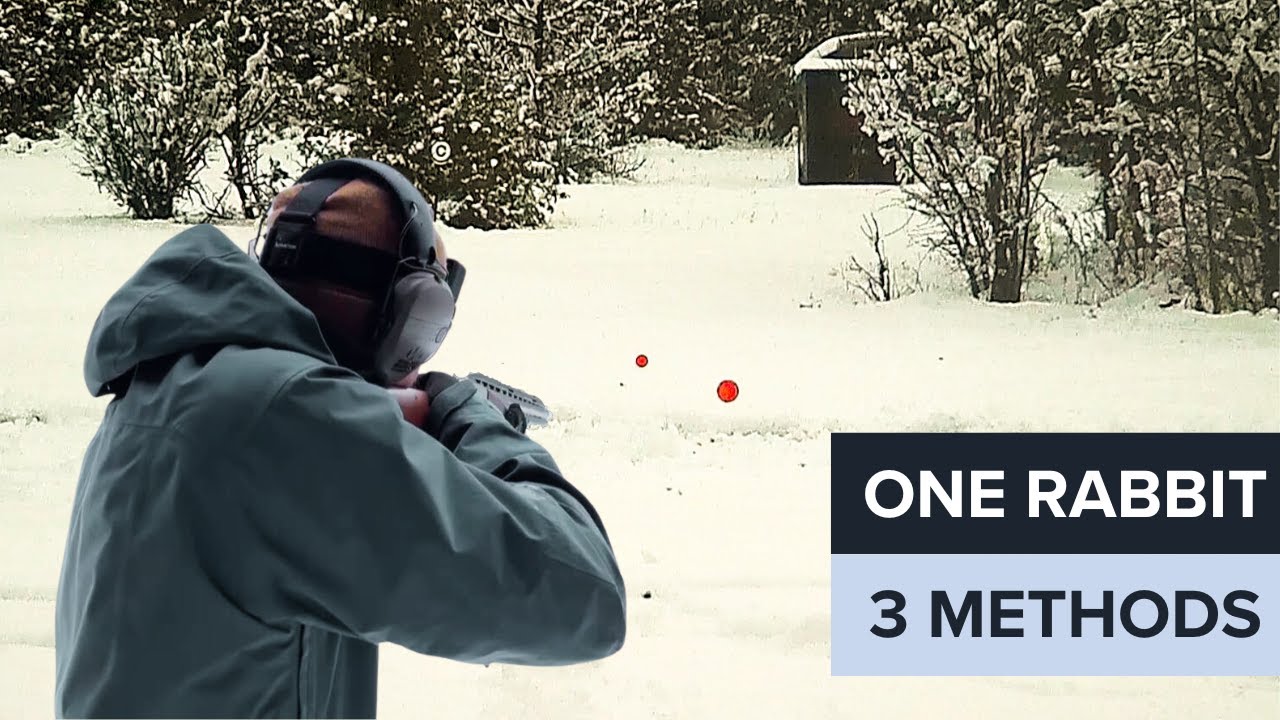 How to shoot a rabbit? Three different methods. Sporting clays in the ...