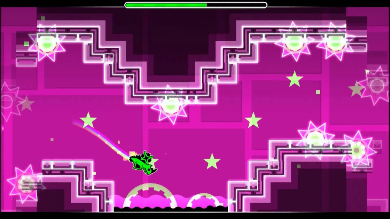 Geometry Dash Levels 9-18 - YouTube