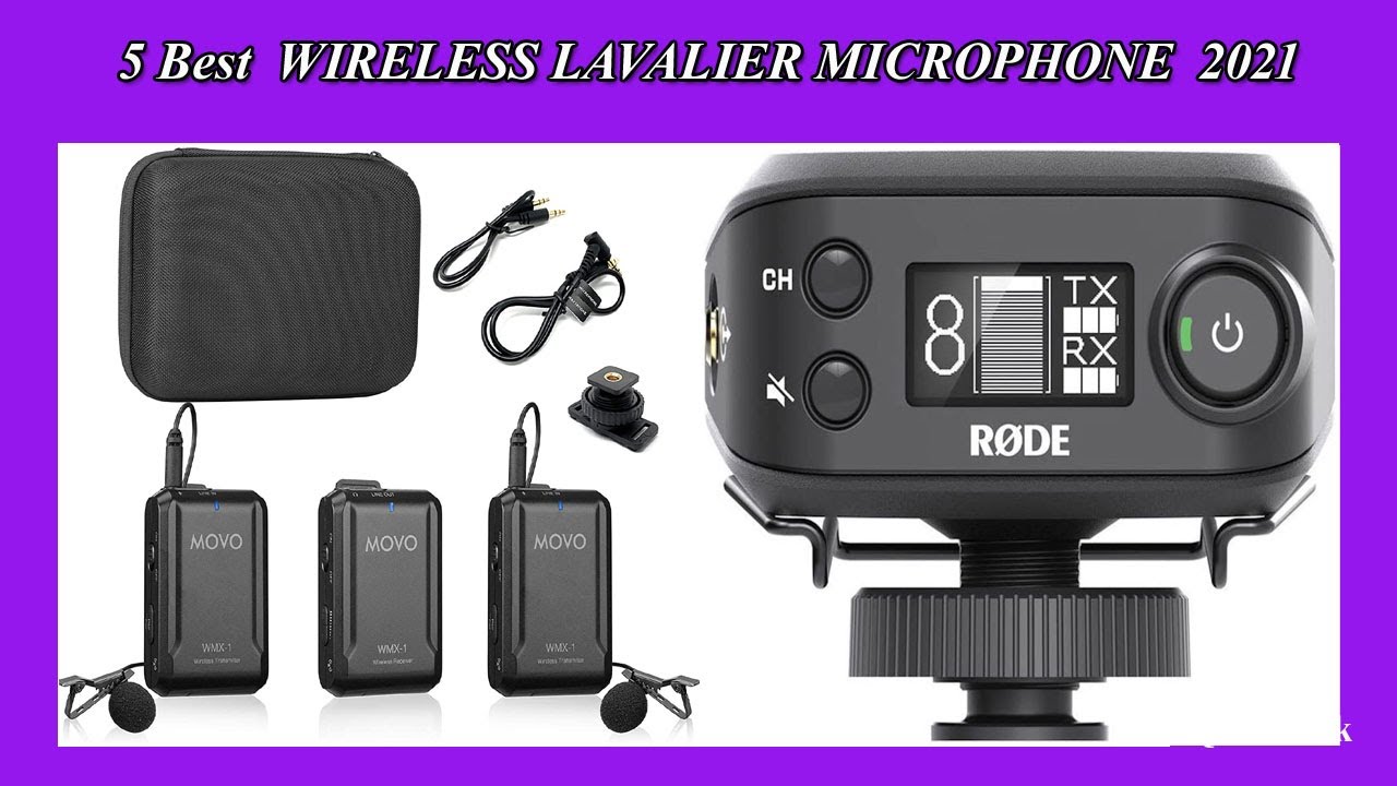 5 Best WIRELESS LAVALIER MICROPHONE New Model 2021 - YouTube