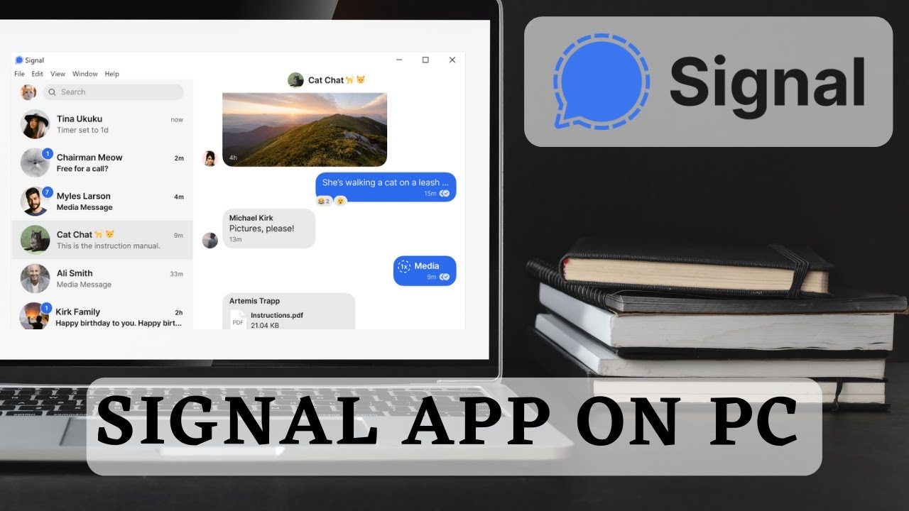 How to Download & Install Signal App || How to Use Signal App on PC 😱😱 ...