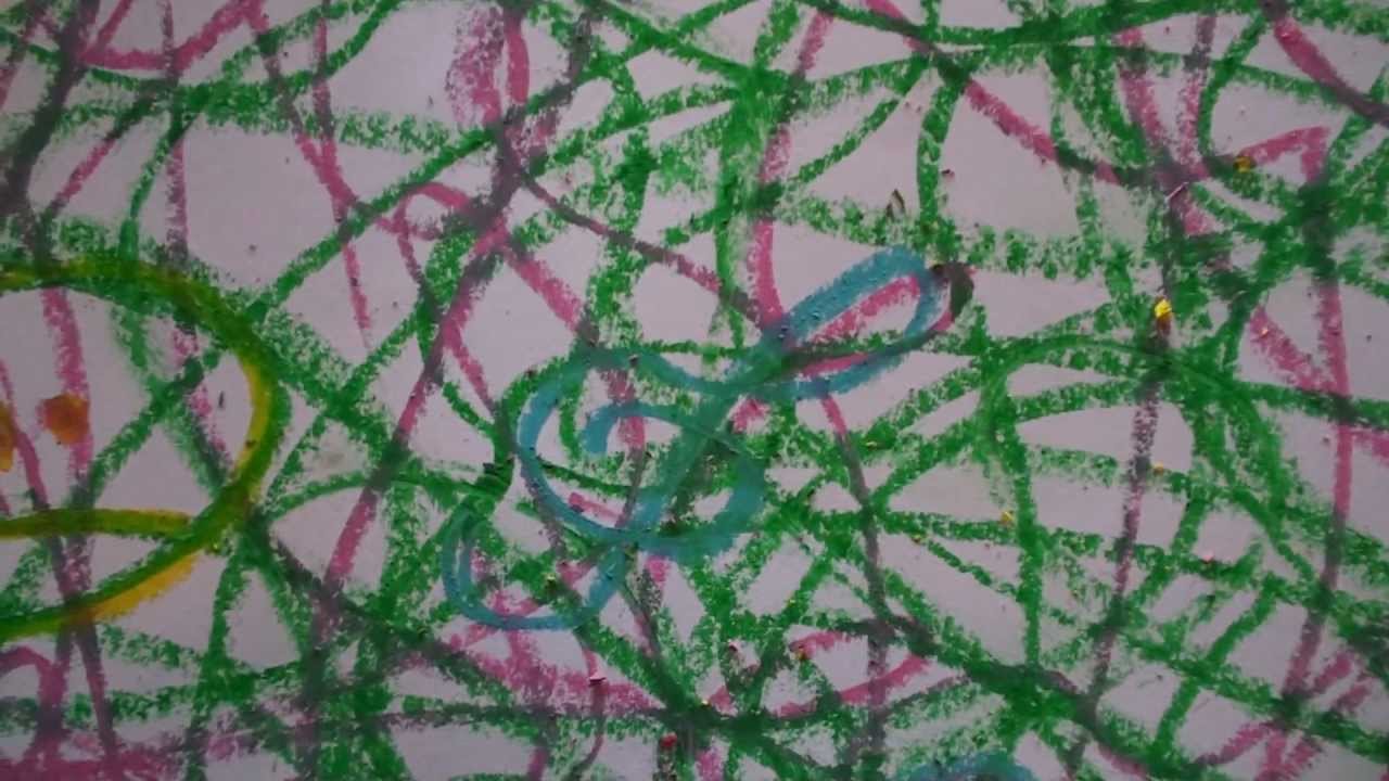 Scribble technique and objects - YouTube
