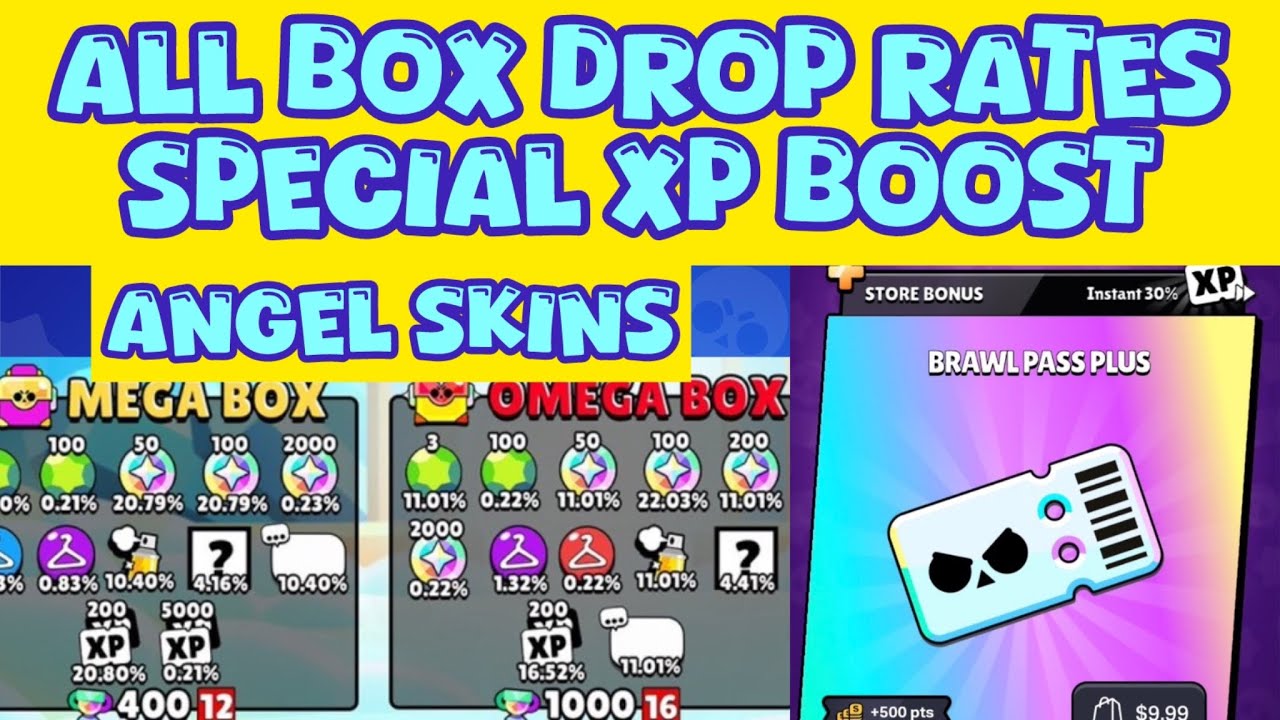 Brawl Stars News 30% Instant XP Boost , Box Drop Rates & Angel Skins ...