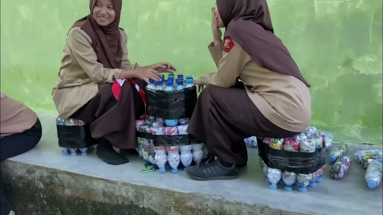 Kimia Ecobrick Pembuatan Meja Dan Kursi Dari Botol Bekas Dan Plastik