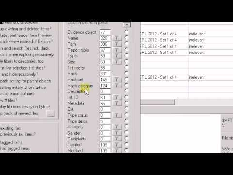 Video14 - Find, filter out and then exclude known files using NSRL Hash ...