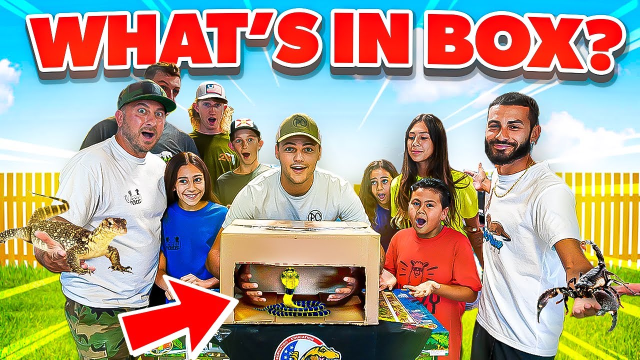 DANGEROUS WHAT'S IN THE BOX CHALLENGE (Reptile Edition) - YouTube