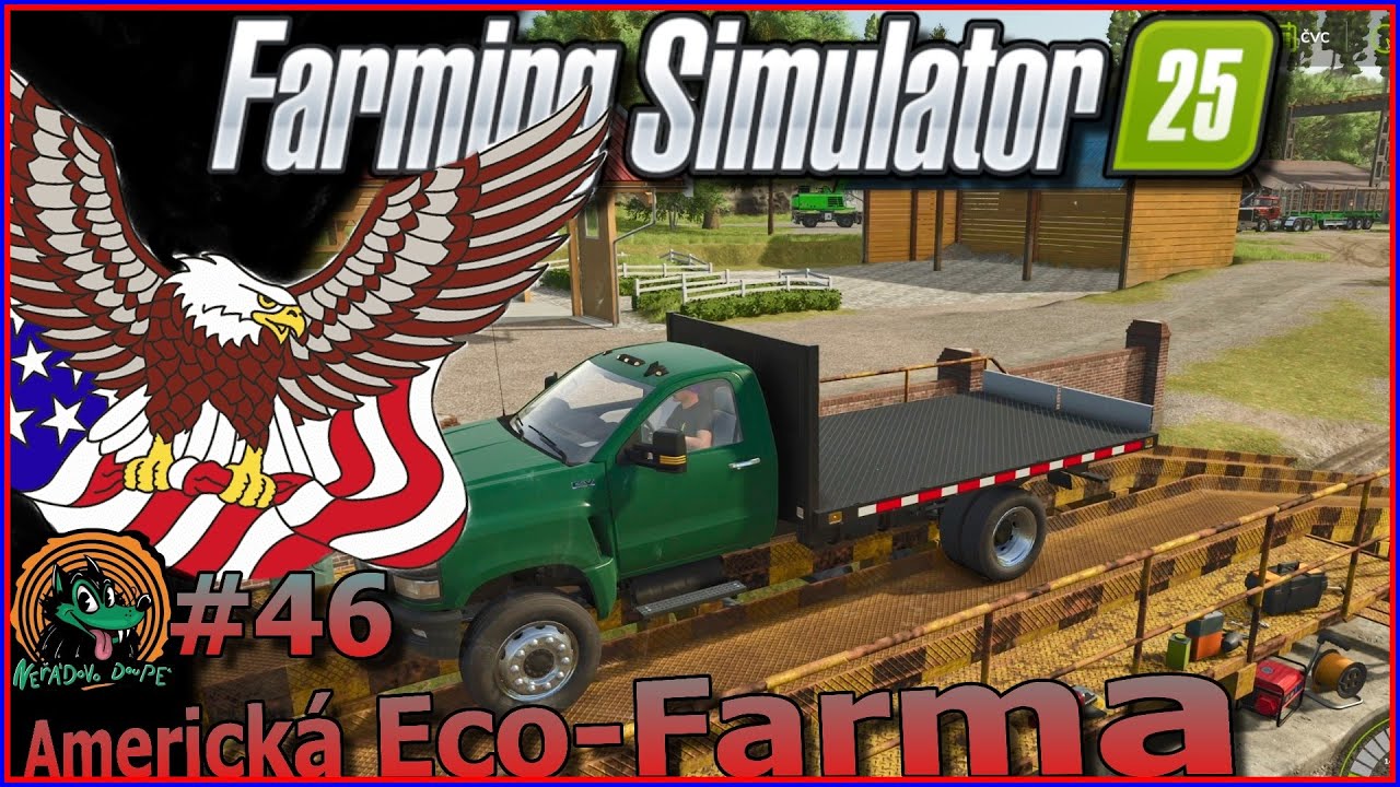 Americká Eco-Farma |🛠️ Nová opravárna a další porce zeleně! Farming ...