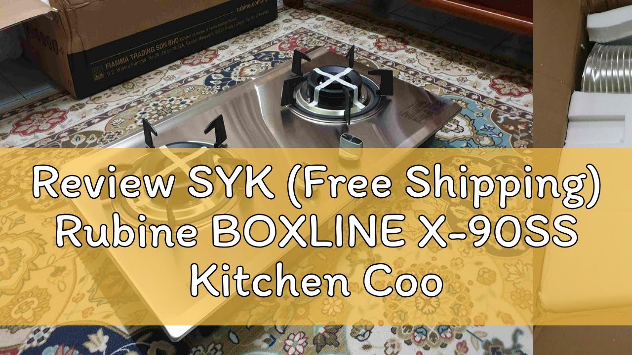 Review SYK (Free Shipping) Rubine BOXLINE X-90SS Kitchen Cooker ...