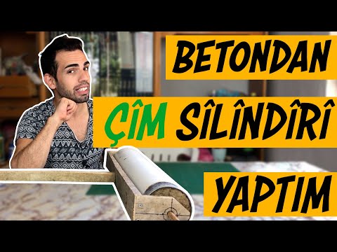 DIY | Çim Silindiri Nasıl Yapılır? | Beton Çim Silindiri Yaptım