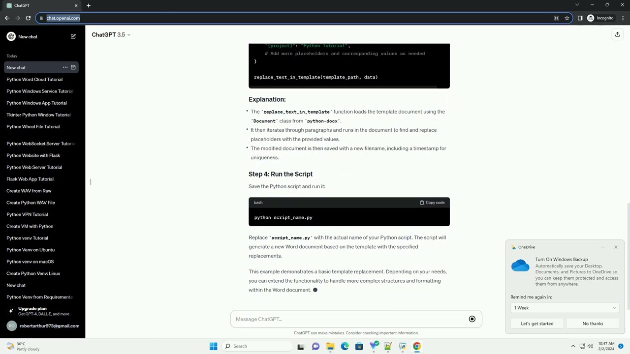 Python Create Word Document From Template YouTube Python Create Word Document From Template YouTube
