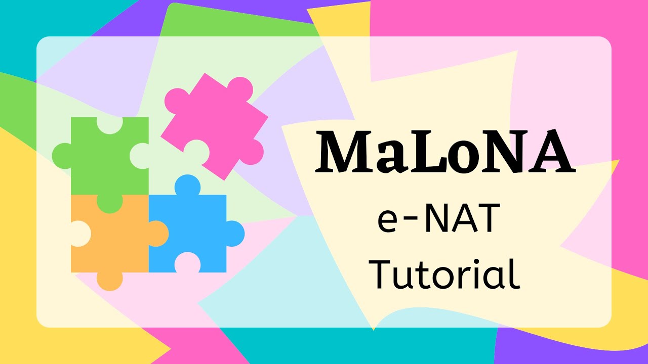MaLoNA E-NAT TUTORIAL - YouTube