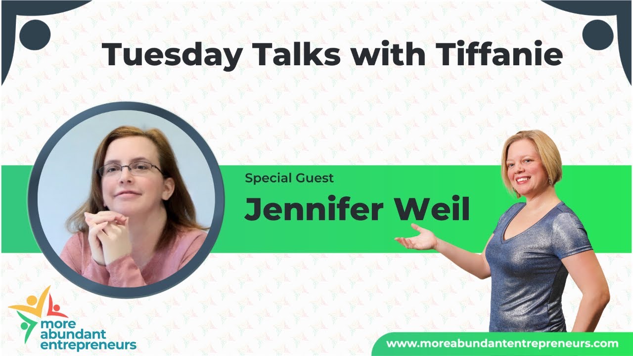 Tuesday Talks with Tiffanie with Special Guest Jennifer Weil - YouTube