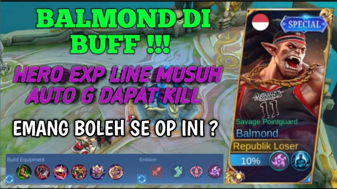 BALMOND #21 ! TUTORIAL EMBLEM & BUILD BALMOND REVAMP ! 100% FIGTHER ...