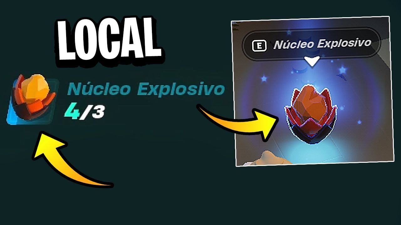 COMO ENCONTRAR NÚCLEO EXPLOSIVO NO LEGO FORTNITE (LOCAL NÚCLEO ...