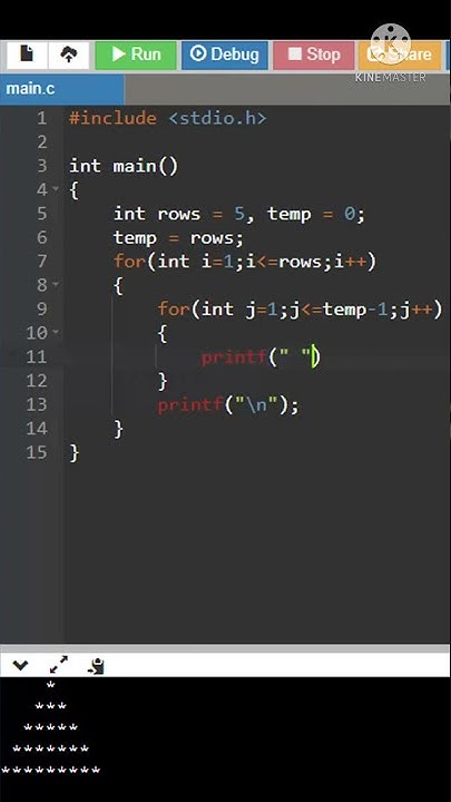 C Program to Print Pyramids Patterns - YouTube