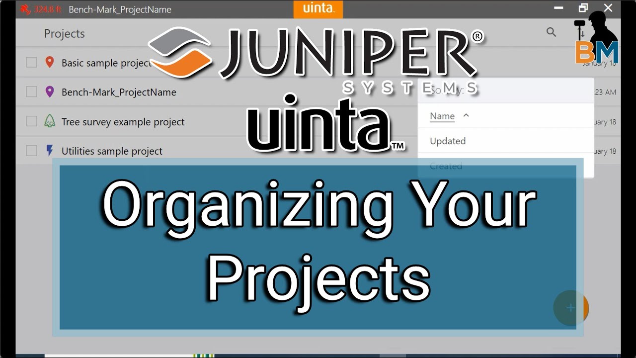 Juniper Uinta: Sorting Projects | Bench Mark - YouTube