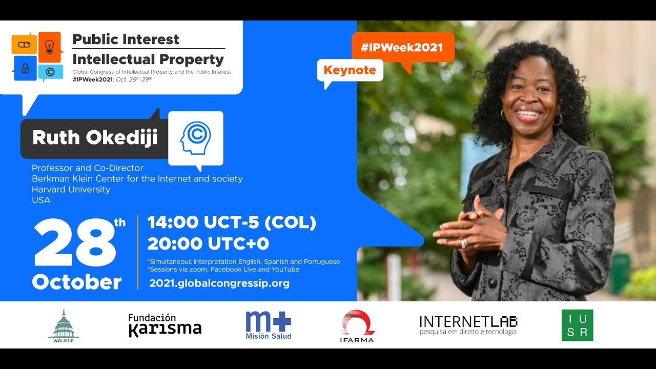 [EN] Keynote | Dr. Ruth L. Okediji - YouTube