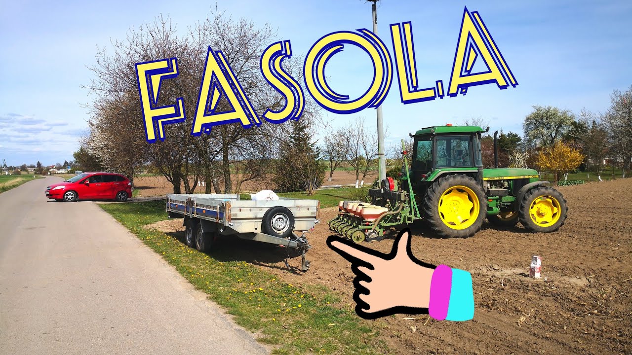 #292 Siew fasoli JD 1640 + Nodet Planter 2 - YouTube